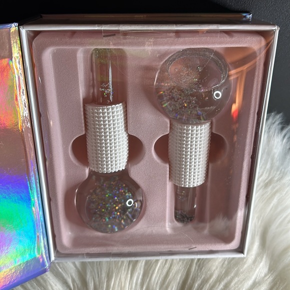 Skincare | Clear Glass Cryo Globes Set Of 2 In Box | Poshmark